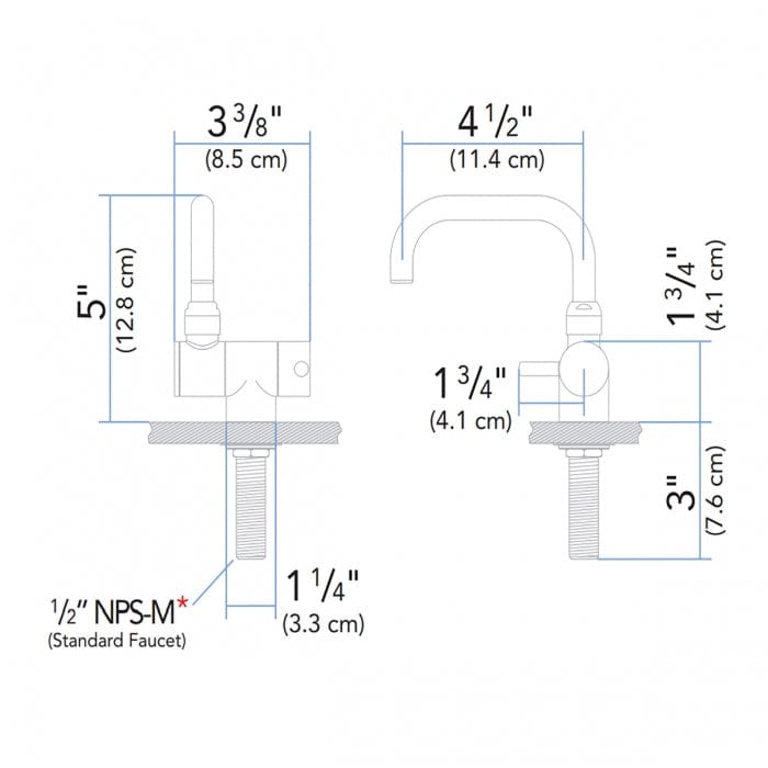 Ambassador Marine 132-1739-CP Sink & Shower | FirstChoiceMarine.com ...