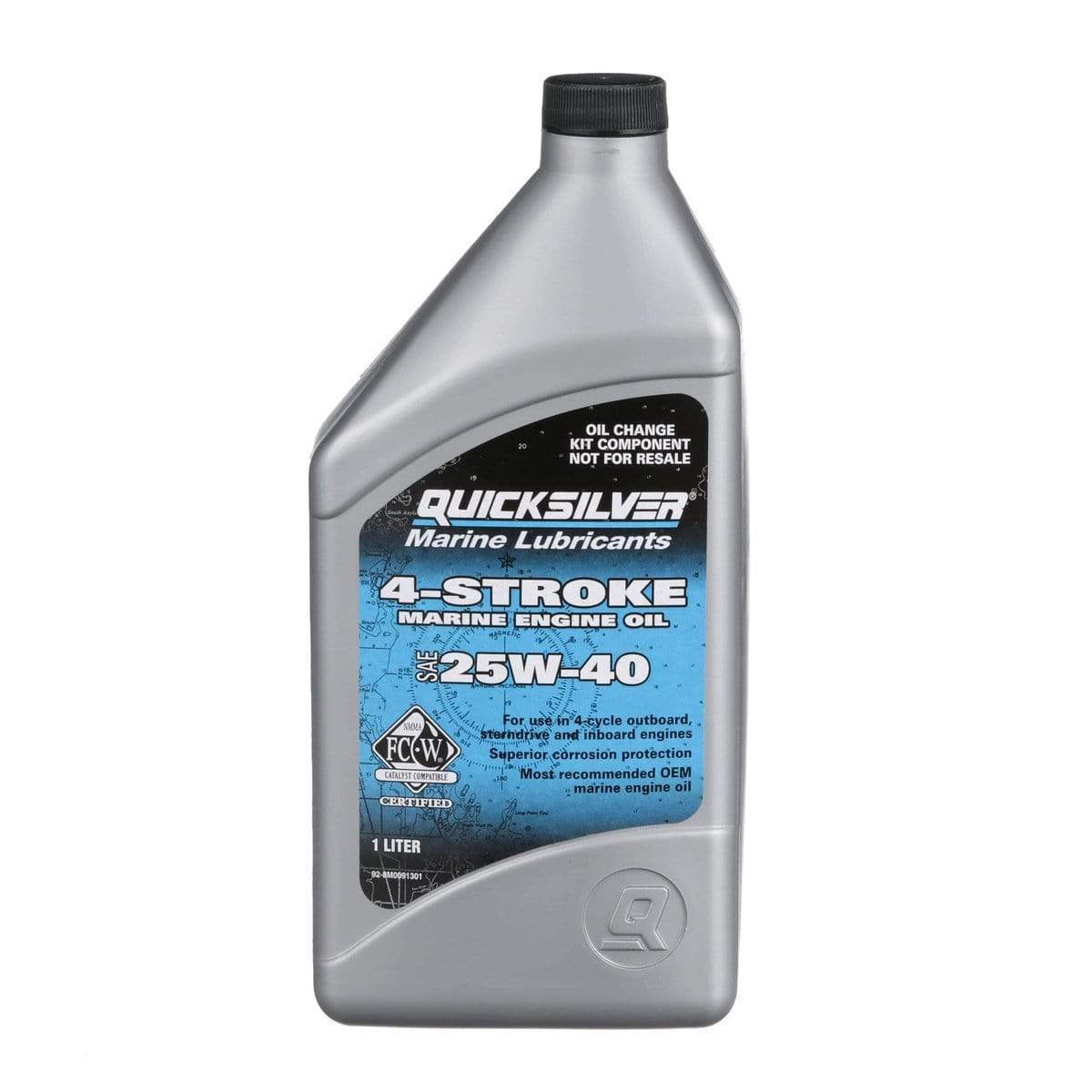 Mercury Marine 40/50/60 HP EFI 25W40 Oil Change Kit #8M0081912 – First ...