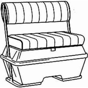 Moeller Deluxe Swing Back Cooler/Livewell Seat Large 72 #ST2200P ...