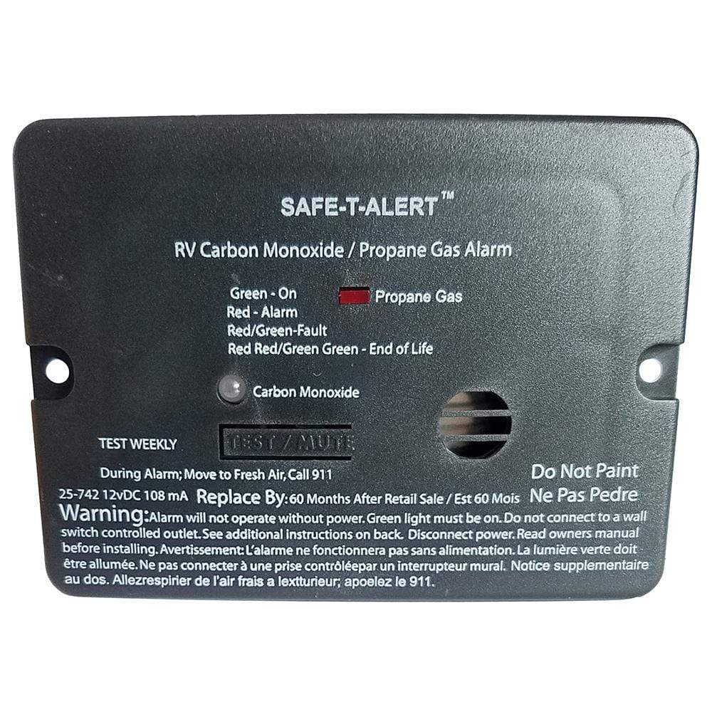 Safe-T-Alert Combo CO2 Propane Alarm Black #25-742-BL – First Choice Marine