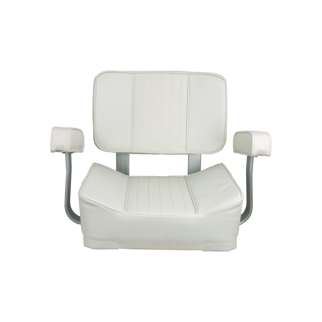 Springfield Deluxe Captain's Chair White #1040002 – First Choice Marine