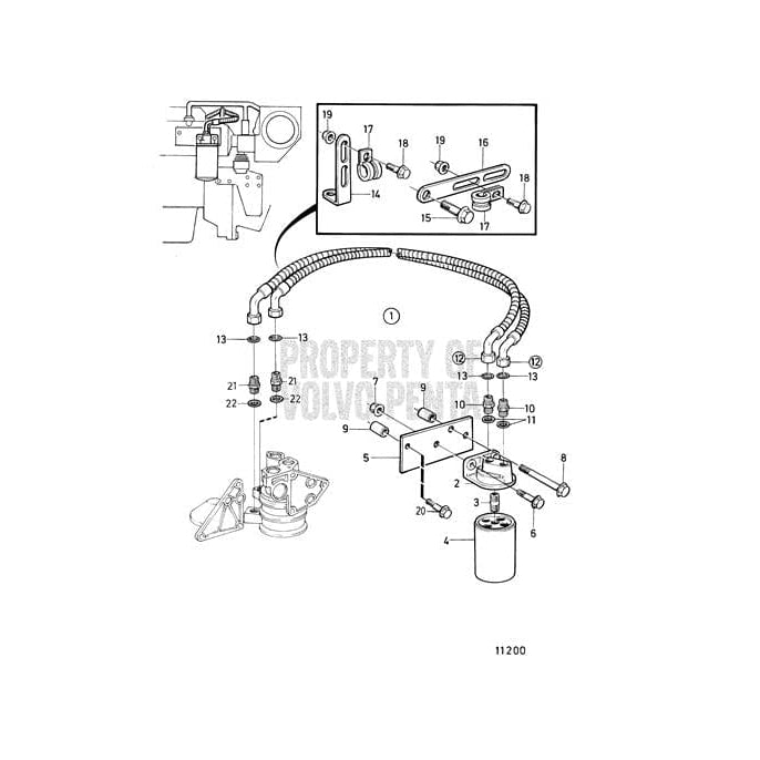 Volvo Penta 965542 Brackets | FirstChoiceMarine.com – First Choice Marine