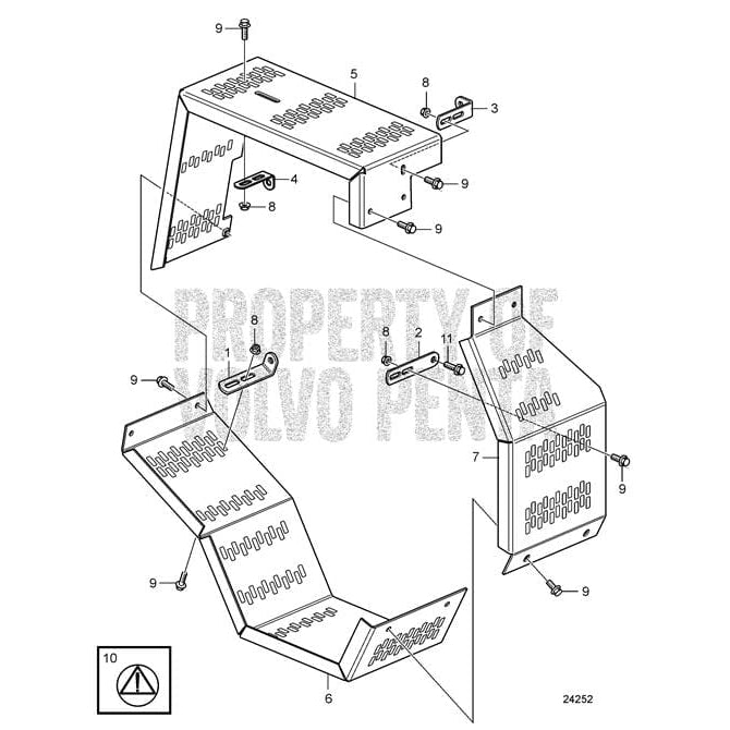 Volvo Penta 965561 Brackets | FirstChoiceMarine.com – First Choice Marine