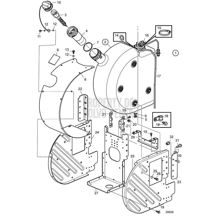 Volvo Penta 21840786 Deck Fills | FirstChoiceMarine.com – First Choice ...