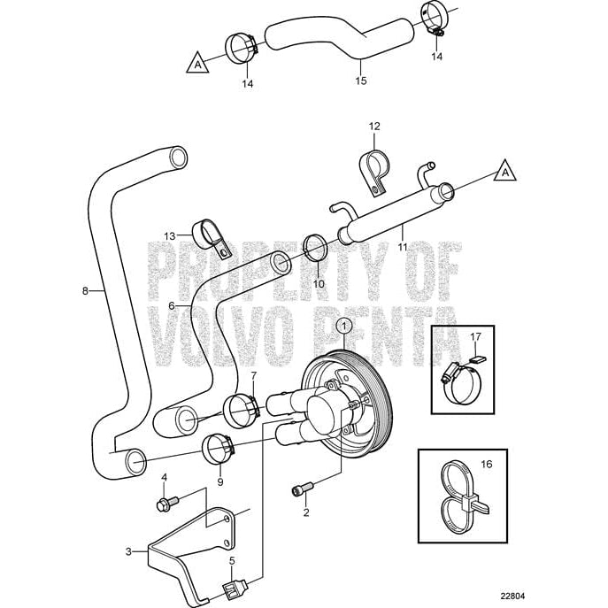 Volvo Penta 3861786 Oil Coolers | FirstChoiceMarine.com – First Choice ...