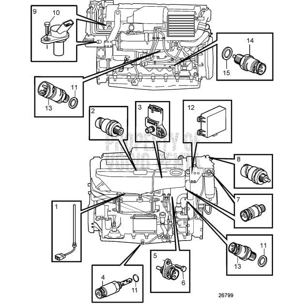Volvo Penta 1077574 Sensors | FirstChoiceMarine.com – First Choice Marine