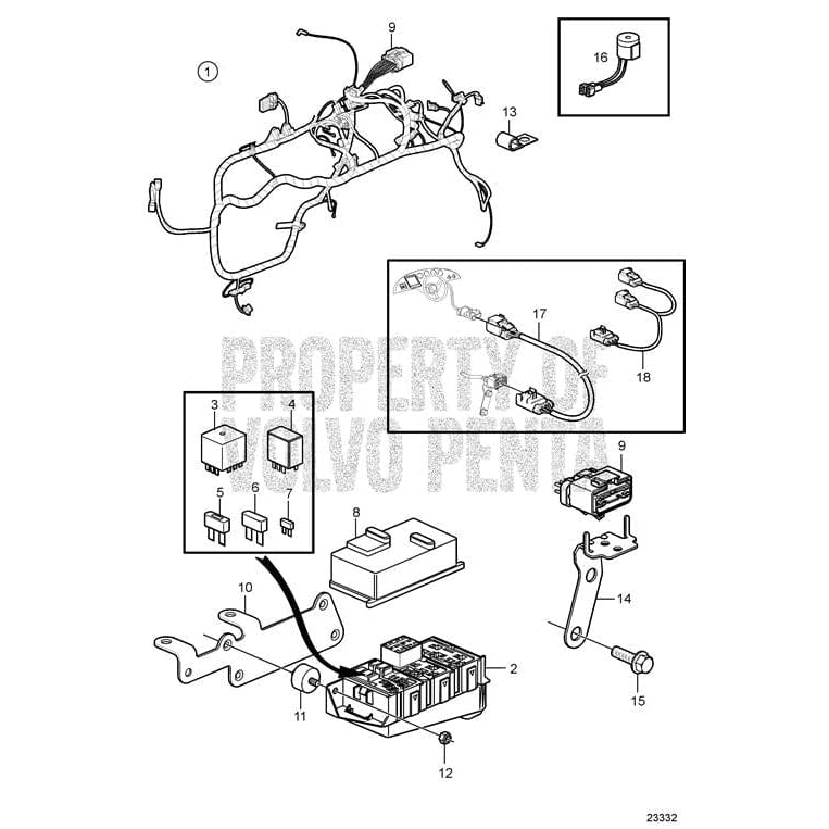 Volvo Penta 21187845 Wiring Harness | FirstChoiceMarine.com – First ...